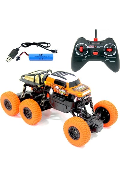 Can Oyuncak Kutulu Uzaktan Kumandalı Şarjlı Rock Climber 6x4 Jeep SH091-158B Turuncu Can Oyuncak Kutulu Uzaktan Kumandalı Şarjlı Rock Climber 6x4 Jeep SH091-158B Turuncu