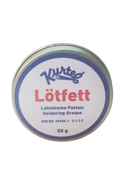 Kurtel Lötfett Lehim Pastası 50 G X 4 Adet Kurtel Lötfett Lehim Pastası 50 G X 4 Adet