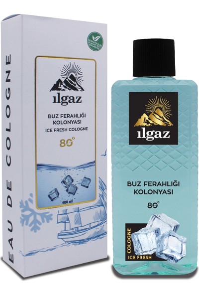 Ilgaz Elegance Series Ice Fresh Kolonyası 400 ml 80 Derece Eau De Cologne