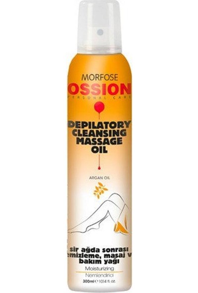 Ossion Sprey Ağda Temizleme Yağı 300 Ml Ossion Sprey Ağda Temizleme Yağı 300 Ml