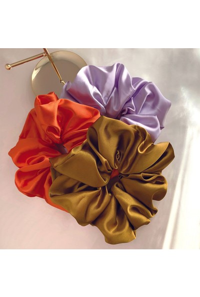 Toffy Store Turuncu-Lila-Yağ Yeşili Xl Saten Toka Set Toffy Store Turuncu-Lila-Yağ Yeşili Xl Saten Toka Set