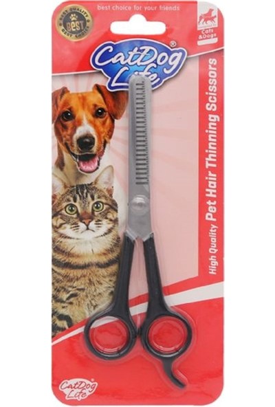 Catdoglife 201005-CAT/DOGLİFE Kedi ve Köpekler Için Düzeltme Makası 15CM