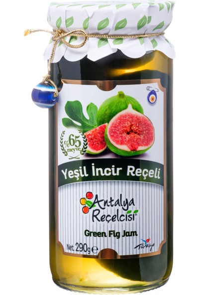 Antalya Reçelcisi Yeşil İncir Reçeli %65 Meyve Gurme Serisi Antalya Reçelcisi Yeşil İncir Reçeli %65 Meyve Gurme Serisi