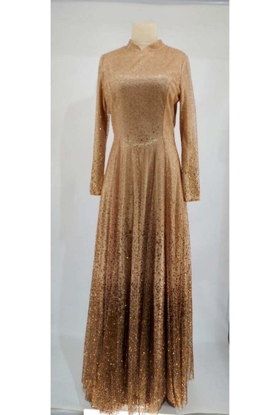 Fahrettin Moda 15140 Kahverengi Hakim Yaka Tesettür Abiye Fahrettin Moda 15140 Kahverengi Hakim Yaka Tesettür Abiye