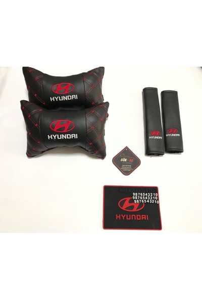 Universal Hyundai Sonata Deri Yastık Kemer Kaydırmaz Pedli Set Universal Hyundai Sonata Deri Yastık Kemer Kaydırmaz Pedli Set
