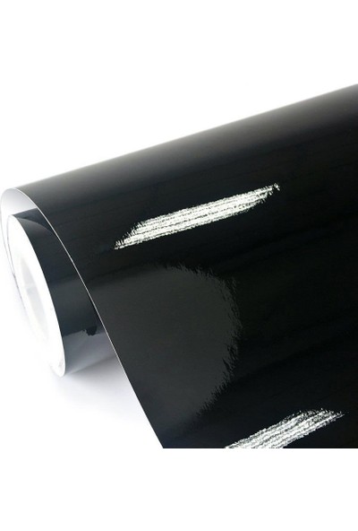 Avery Dennison Avery Siyah Folyo Yapışkanlı Parlak Siyah Kaplama Folyosu