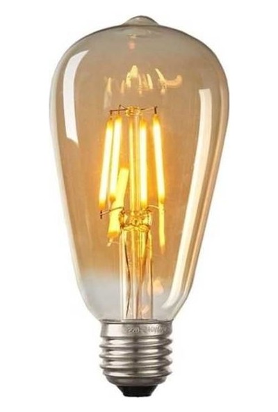 Cata Ct-4284 6w E27 Amber Rustik Led Ampul 10'Lu Paket Cata Ct-4284 6w E27 Amber Rustik Led Ampul 10'Lu Paket