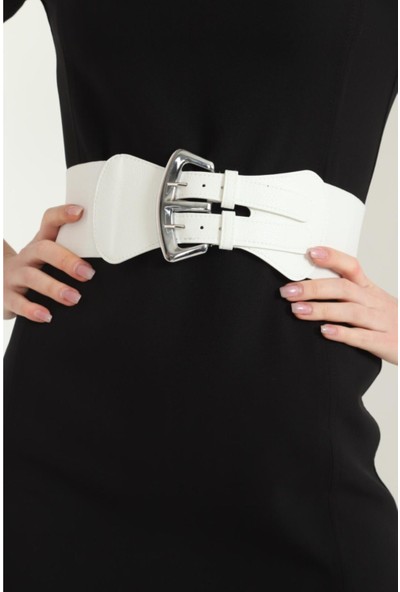 BellaVino Kadın Tokalı Lastikli Korse Kemer BellaVino Kadın Tokalı Lastikli Korse Kemer