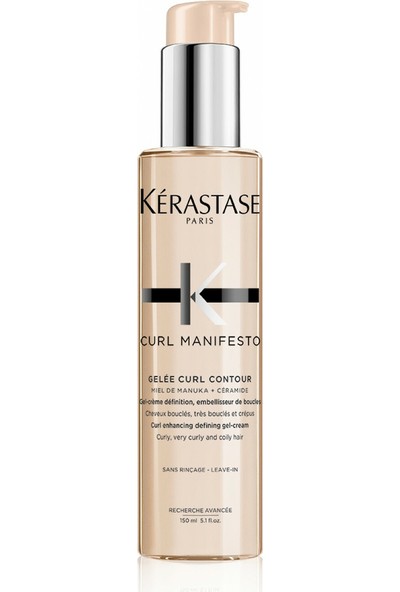 Kerastase Curl Manifesto Bukle Belirginleştirici Durulanmayan Jel Krem 150 ml Kerastase Curl Manifesto Bukle Belirginleştirici Durulanmayan Jel Krem 150 ml