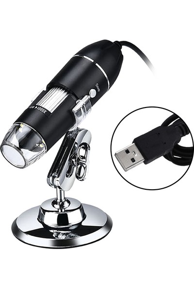 Generic USB Dijital Mikroskop 1000X Büyütme Kamerası 8 Led'li (Yurt Dışından) Generic USB Dijital Mikroskop 1000X Büyütme Kamerası 8 Led'li (Yurt Dışından)
