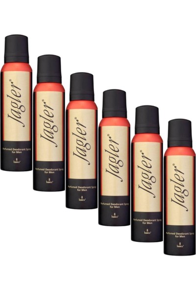 Jagler Deodorant Klasik Erkek 150 ml x 6 Adet Jagler Deodorant Klasik Erkek 150 ml x 6 Adet