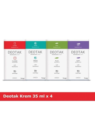 Deotak Krem Deodarant 4 Lü Karma Deotak Krem Deodarant 4 Lü Karma