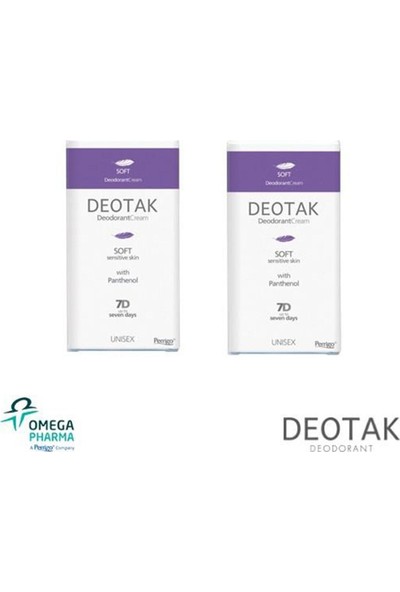 Deotak Krem Deodorant Soft x 2