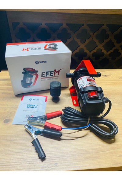 Midapo 12 Volt Efem Modeli Vakumlu Pompa Midapo 12 Volt Efem Modeli Vakumlu Pompa