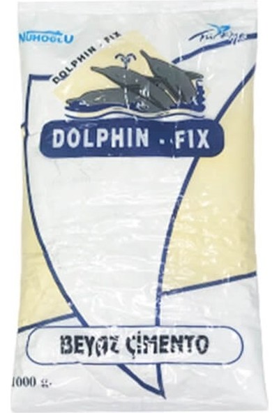 Dolphin Beyaz Çimento Süper Bayaz 1 kg Paket Dolphin Beyaz Çimento Süper Bayaz 1 kg Paket