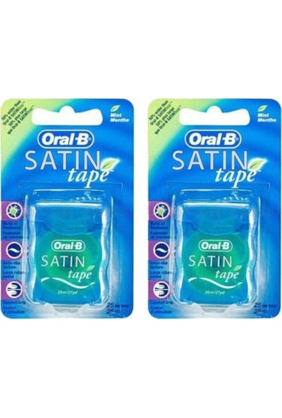 Oral-B Diş Ipi Satin Tape 25 M x 2 Adet
