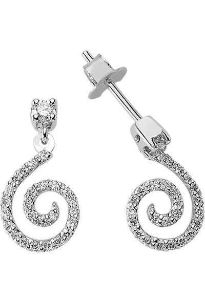 Sirius Pırlanta Taşlı Lava Küpe 0417E0034