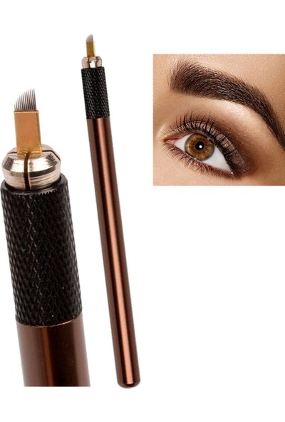 Microblading Kalemi Kahve Kalıcı Makyaj 3D Uygulaması Microblading Kalemi Kahve Kalıcı Makyaj 3D Uygulaması