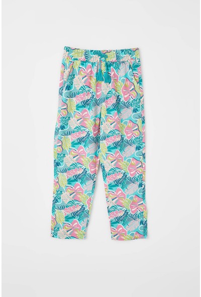 DeFacto Kız Çocuk Harem Viskon Pantolon T3888A621SM