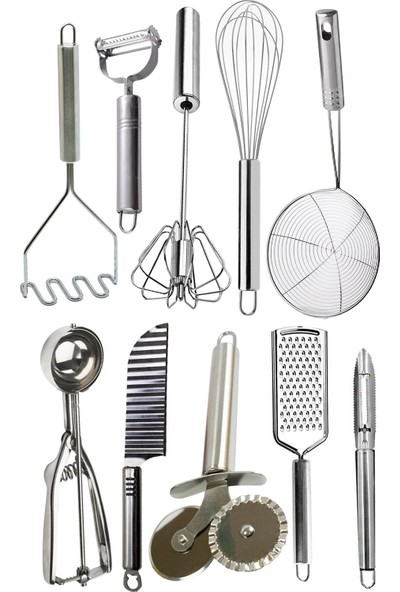 Homerest 10 Parça Yemek Hazırlık Pratik Mutfak Seti Homerest 10 Parça Yemek Hazırlık Pratik Mutfak Seti