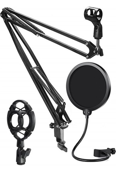 Lastvoice NB39HYP Set Hyperx Mikrofon Için Stand Shock Mount Filtre (35X35 Cm) Lastvoice NB39HYP Set Hyperx Mikrofon Için Stand Shock Mount Filtre (35X35 Cm)