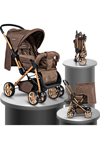 Baby Home BH-655 Pasific Plus Çift Yönlü Bebek Arabası Baby Home BH-655 Pasific Plus Çift Yönlü Bebek Arabası