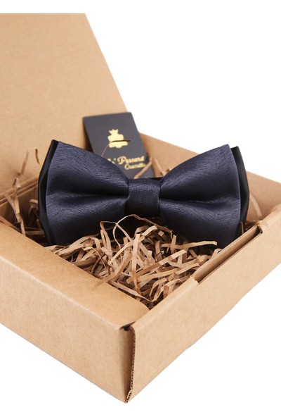 Kravatkolik Füme Kendinden Desen Papyon P1661