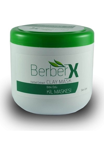 BerberX Bitki Özlü Kil Maskesi 650 gr
