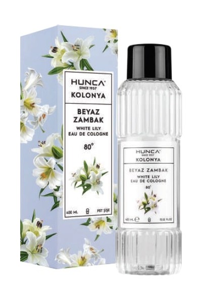 Hunca Beyaz Zambak Kolonya 400 ml Pet Hunca Beyaz Zambak Kolonya 400 ml Pet