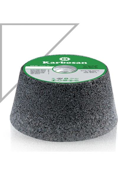 Karbosan 100X50XM14 Konik Çanak Taşlama Taşı 914200 Sc 16 L5 Bb 16 Kum