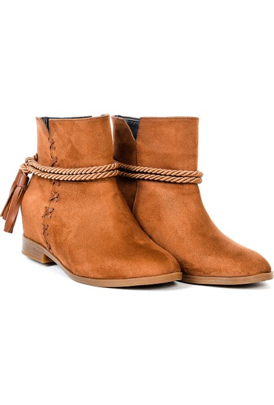 Venüs BK51.338 Kadın Içinden Gizli Dolgu Topuk Süet Bayan Bilek Boy Bot Venüs BK51.338 Kadın Içinden Gizli Dolgu Topuk Süet Bayan Bilek Boy Bot