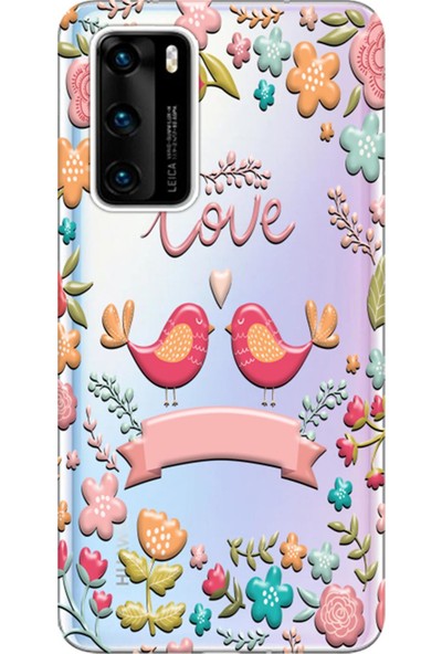 Kılıf Merkezi Huawei P40 Kılıf Desen Baskılı Silikon Love Çiçekli STK:326 Kılıf Merkezi Huawei P40 Kılıf Desen Baskılı Silikon Love Çiçekli STK:326