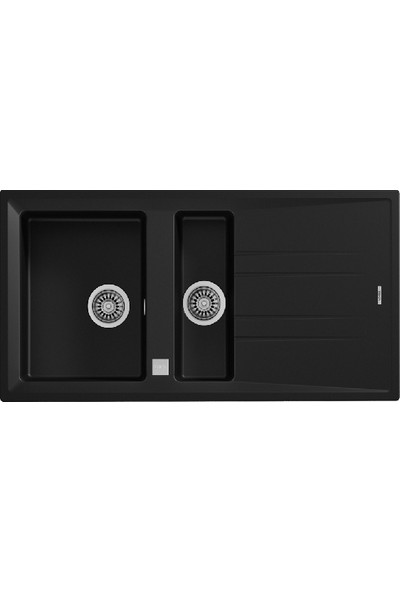 Teka Stone 60 B-TG Tegranite Evye Siyah Teka Stone 60 B-TG Tegranite Evye Siyah