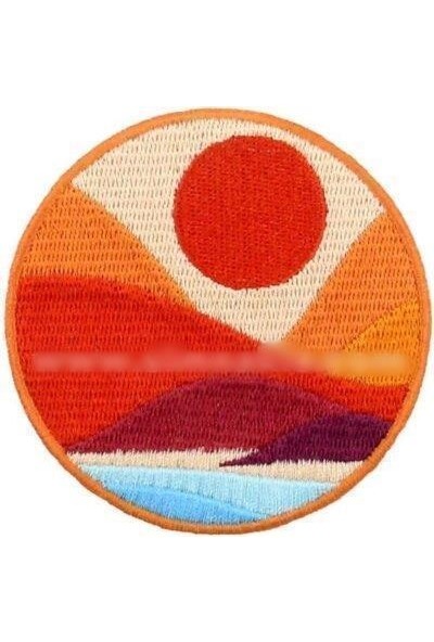 Sim Nakış Sahil Nakış Işleme Arma Patch Peç