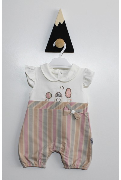 Puppis Baby Ev Ağaç Desenli Lüx Tulum