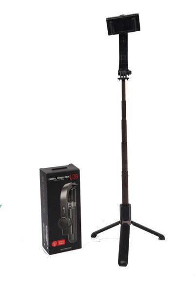 Deyatech L08 Gimbal 2 Eksenli Telefon ve Kamera Sabitleyici Bluetooth Selfie Vlog Tripod Deyatech L08 Gimbal 2 Eksenli Telefon ve Kamera Sabitleyici Bluetooth Selfie Vlog Tripod