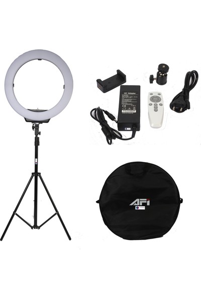 Fototek Afi Pro 19 Inch Ring Light 90 Watt 6500 Kelvin Kuaför ve Makyaj Çekim Işığı 19'' Fototek Afi Pro 19 Inch Ring Light 90 Watt 6500 Kelvin Kuaför ve Makyaj Çekim Işığı 19''