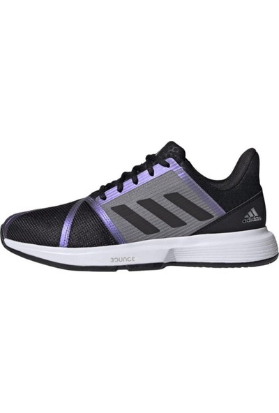 Adidas Erkek Siyah Gri Tenis Ayakkabısı Courtjam Bounce FX1493