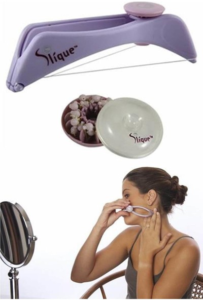 Turkish A2Z Ipli Tüy Alma Aleti Pratik Yüz Kıl Kaş Bıyık Alma Aparatı