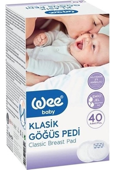 Wee Baby 132 Wee Baby Klasik Göğüs Pedi 40 Adet