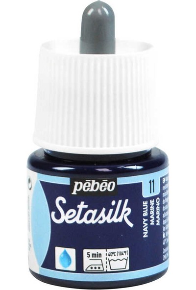 Pebeo Setasilk Ipek Boya 45 ml Şişe 11 Lacivert Pebeo Setasilk Ipek Boya 45 ml Şişe 11 Lacivert