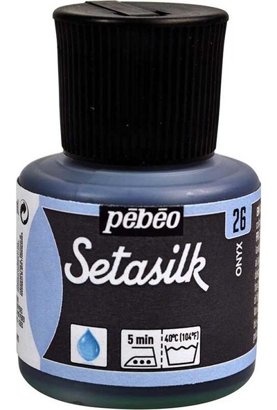 Pebeo Setasilk Ipek Boya 45 ml Şişe 26 Onyx Pebeo Setasilk Ipek Boya 45 ml Şişe 26 Onyx