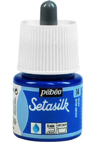 Pebeo Setasilk Ipek Boya 45 ml Şişe 14 Azure Mavi Pebeo Setasilk Ipek Boya 45 ml Şişe 14 Azure Mavi