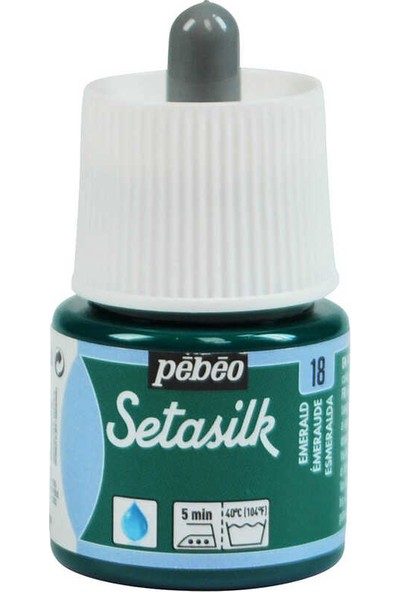 Pebeo Setasilk Ipek Boya 45 ml Şişe 18 Zümrüt Pebeo Setasilk Ipek Boya 45 ml Şişe 18 Zümrüt