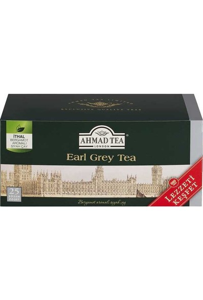 Ahmad Tea Ahmad Earl Grey Bardak Poşet 25X2 Gr. Ahmad Tea Ahmad Earl Grey Bardak Poşet 25X2 Gr.