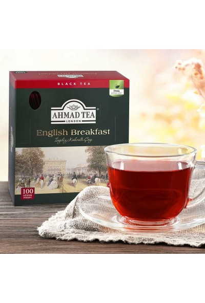 Ahmad Tea Ahmad Englısh Breakfast Bardak Poşet 100X2 Gr. Ahmad Tea Ahmad Englısh Breakfast Bardak Poşet 100X2 Gr.