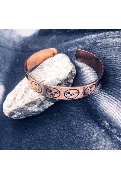 Ajda's 4 Element Saf Bakır Bilezik