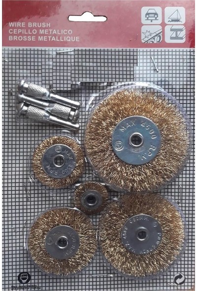 Real Özs Pimli Tel Fırça Seti