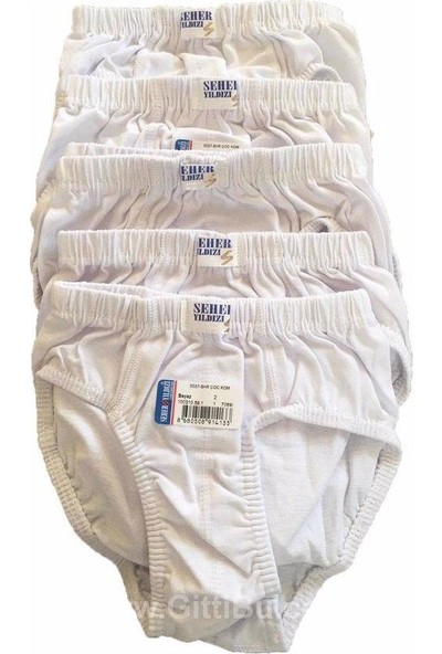 Efsun Seher Yıldızı Erkek Çocuk Slip Külot 6'lı Paket