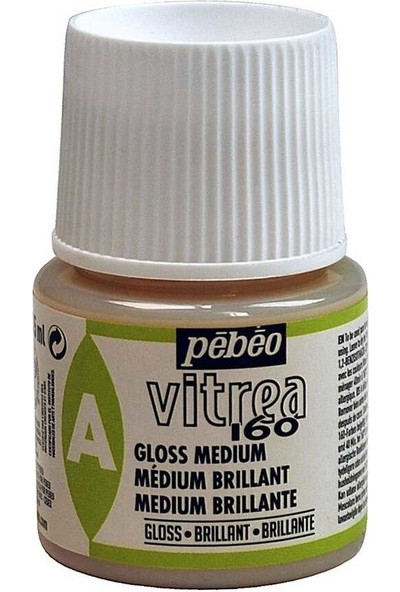 Pebeo Vitrea 160 Su Bazlı Cam Boya Orta Mat 45 ml